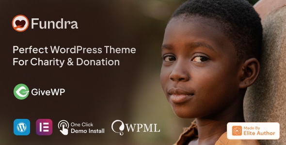 Fundra – Tema WordPress para Arrecadação de Fundos e Doações ...
